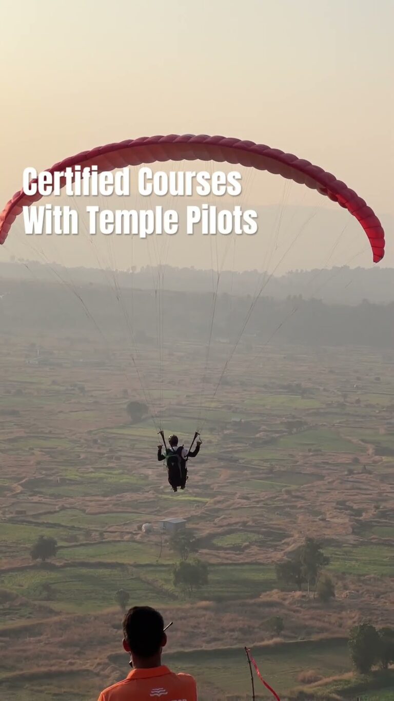 Professional Paragliding Training in India Temple Pilots Paragliding ...